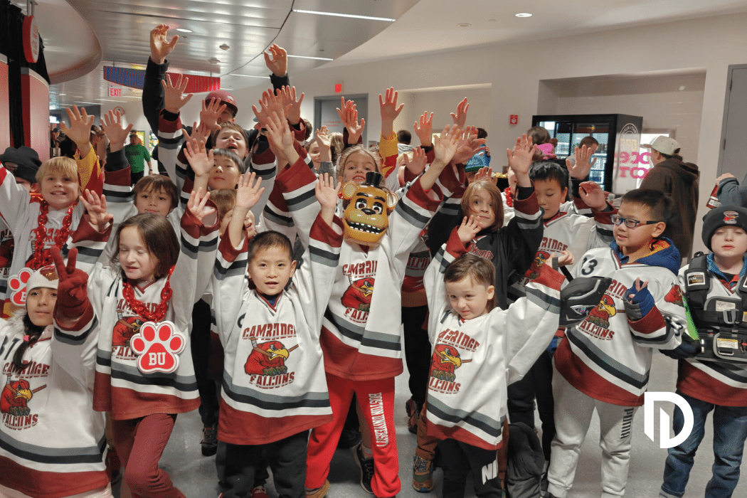 DiBella Law Sponsors Youth Hockey Night at Agganis Arena